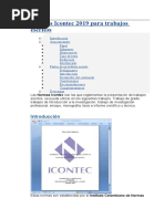 Trabajo Escrito-Normas Icontec | PDF