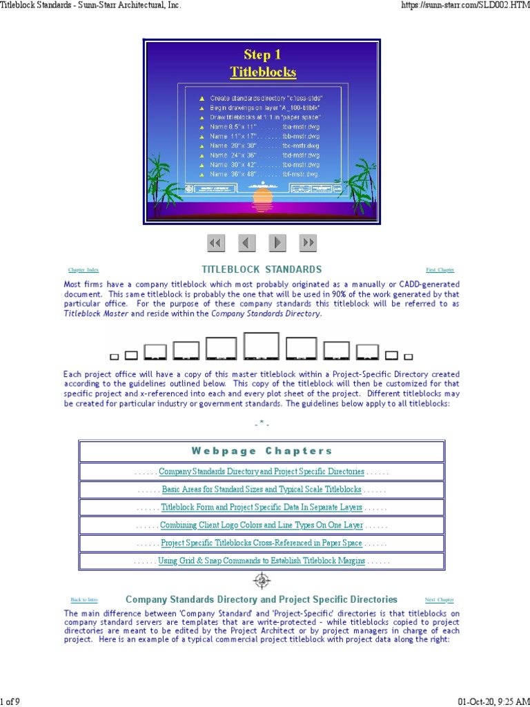 Titleblock Standards: Chapter Index First Chapter | PDF | Directory (Computing) | Computer File