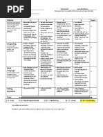 Student Interview Rubric | PDF | Job Interview | Cognition