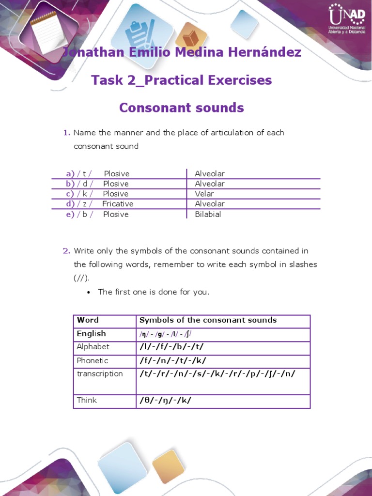 Phonetics Practice for Linguists | PDF | Consonant | Human Voice