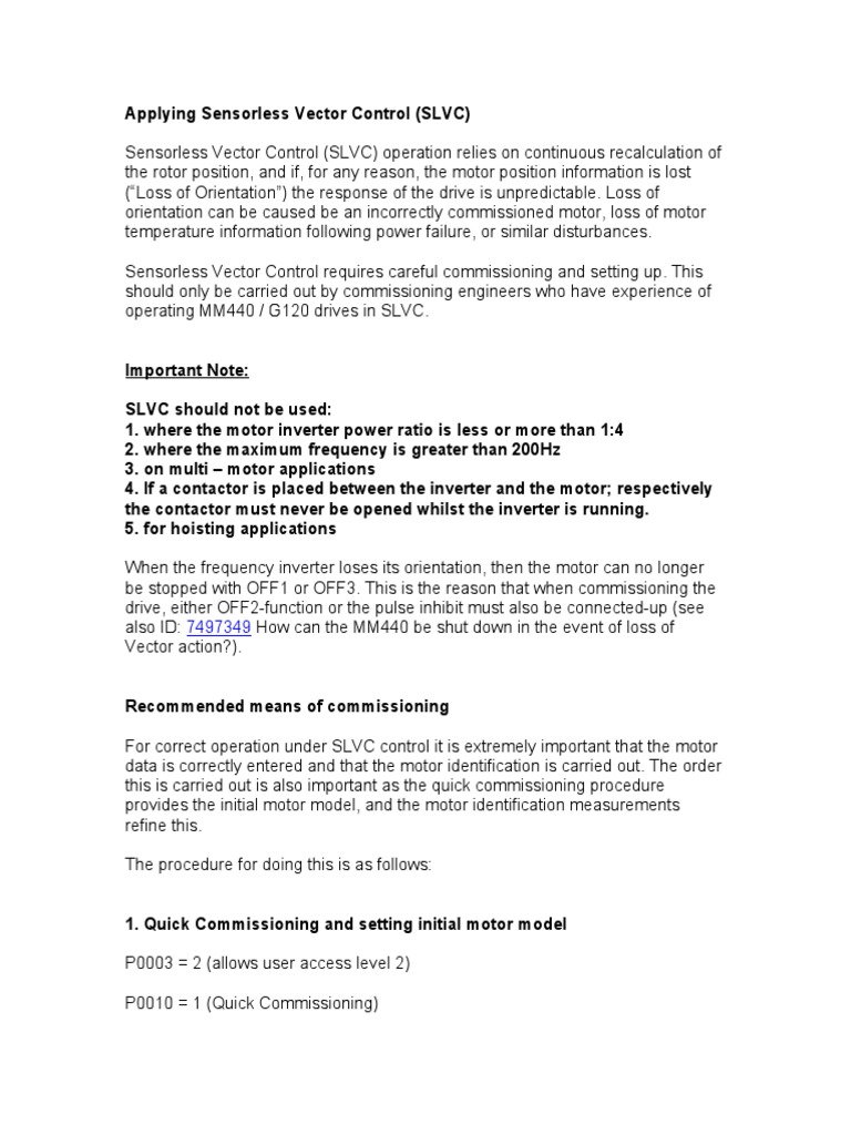 Applying Sensorless Vector Control | PDF | Electric Motor | Torque