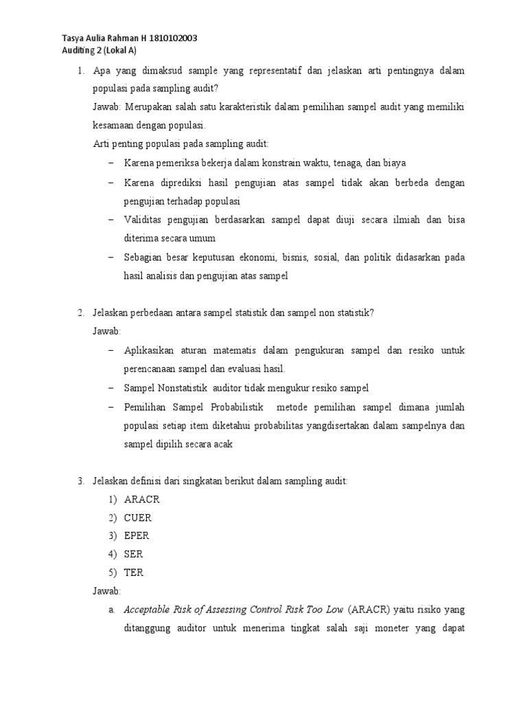 Tasya Aulia 1810102003 - Quiz TM 4 | PDF