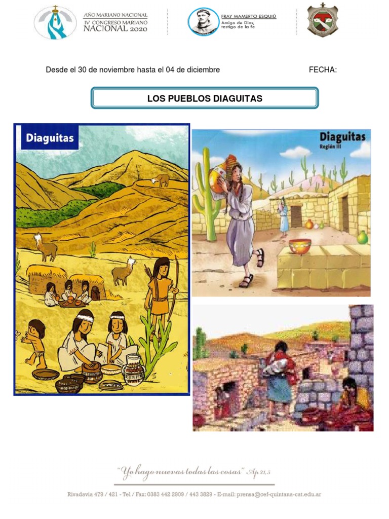 Actividades y Datos sobre los Diaguitas | PDF | Ciencias sociales