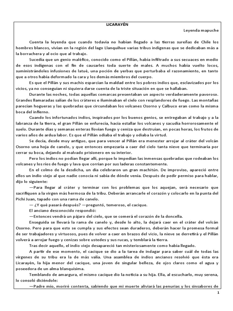 LICARAYEN | Descargar gratis PDF | Volcán | Erupción volcánica