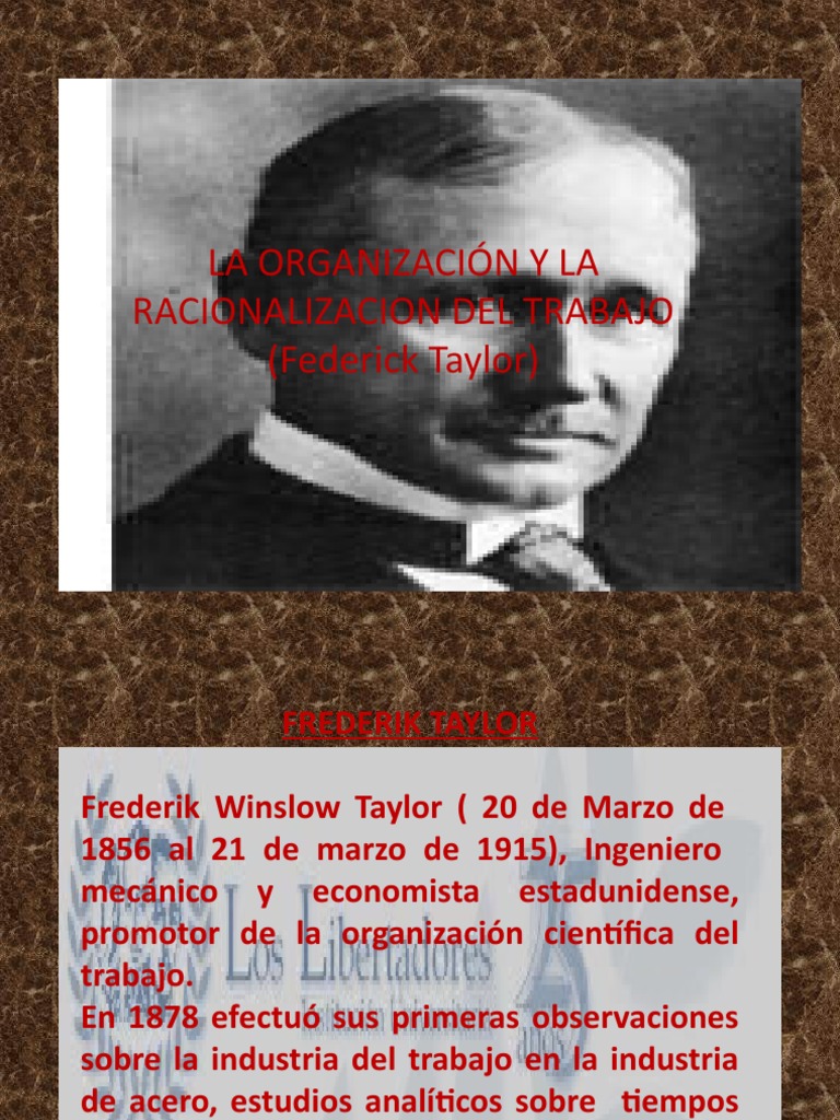 Federik Taylor 1. | PDF | Business | Economias