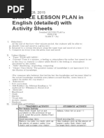 TONE MOOD Detailed LESSON PLAN | PDF | Lesson Plan | Cognition