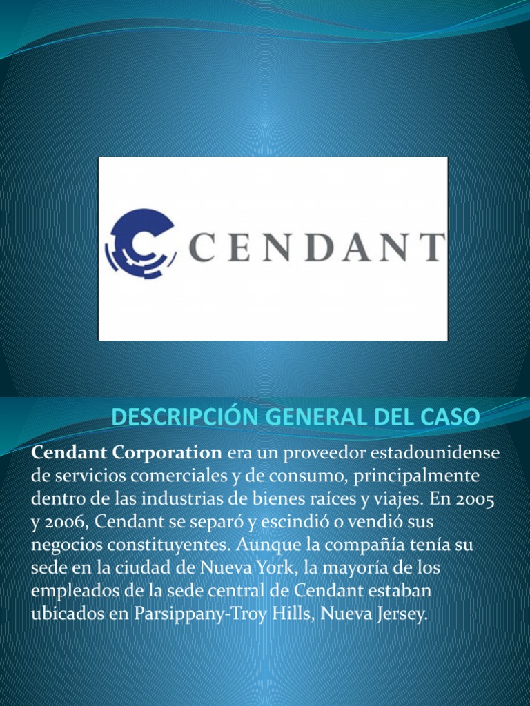 Cendant Company | PDF | Economias | Business