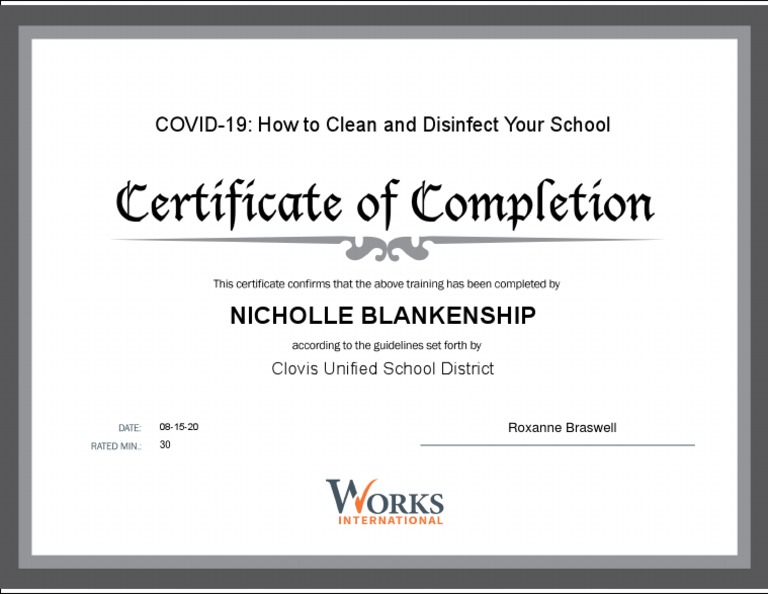 Covid-19 - How To Clean and Disinfect Your School | PDF