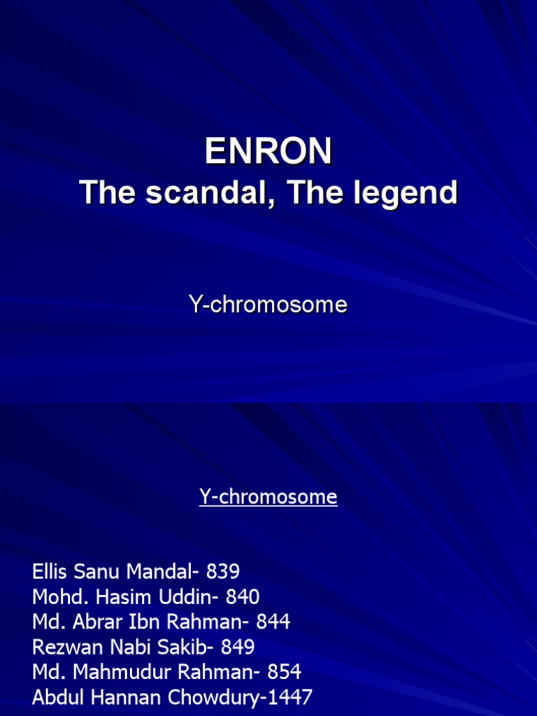 The Scandal, The Legend: Enron | PDF | Enron | Stocks