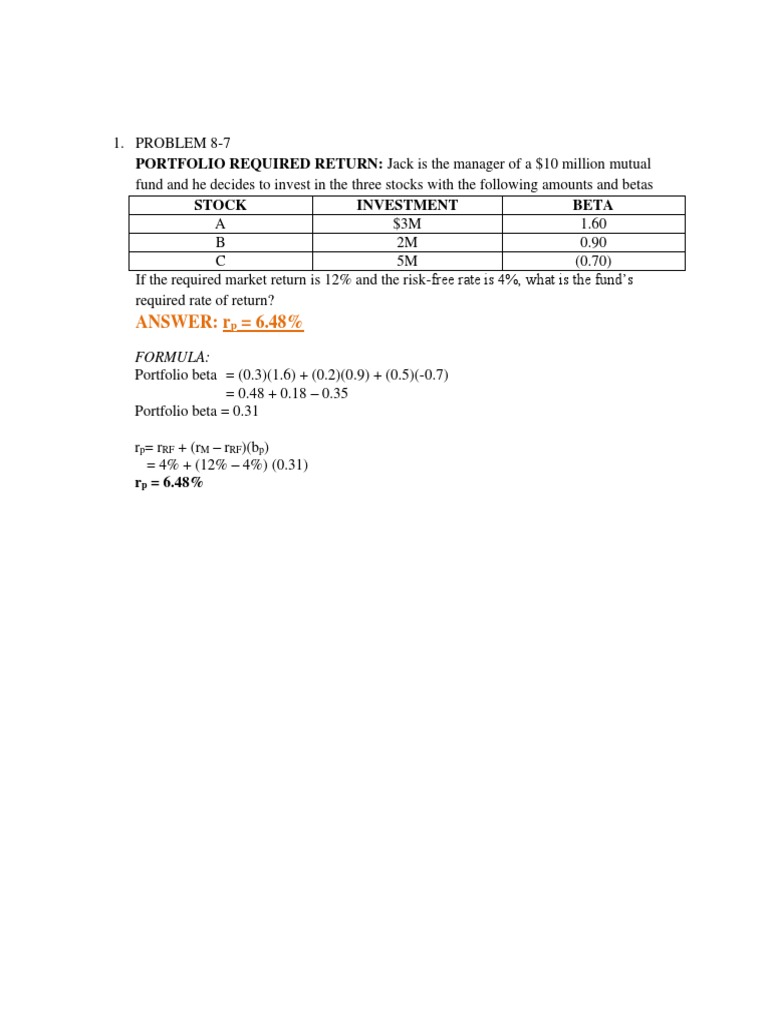 Financial Management 2 PDF | PDF