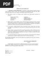 Sample SPA For LTO | PDF | Power Of Attorney | Civil Law (Common Law)