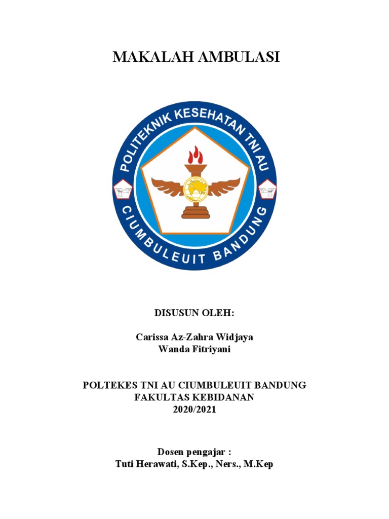 Makalah Ambulasi | PDF | Kesehatan Holistik