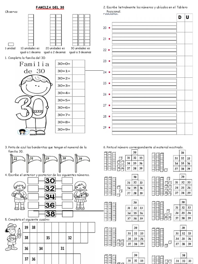 Actividades para la familia del 30 | PDF