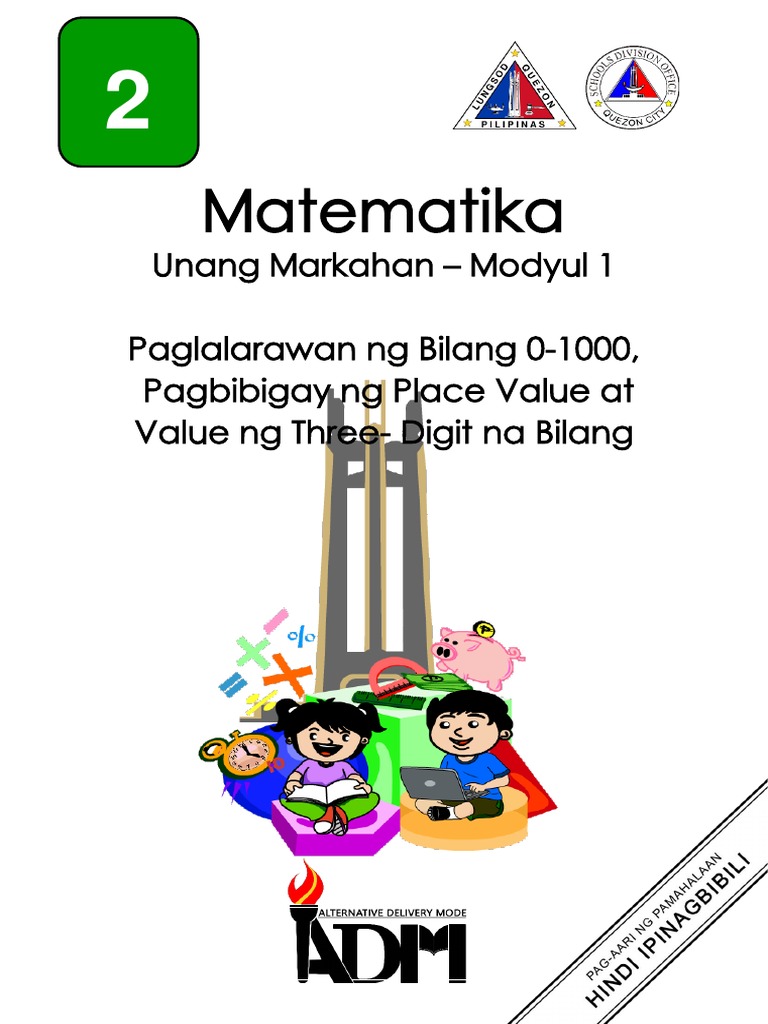 Math2 - q1 - Mod1 - Numbers 0 1000 and Place Value and Value of 3 Digit Number - V3 PDF | PDF