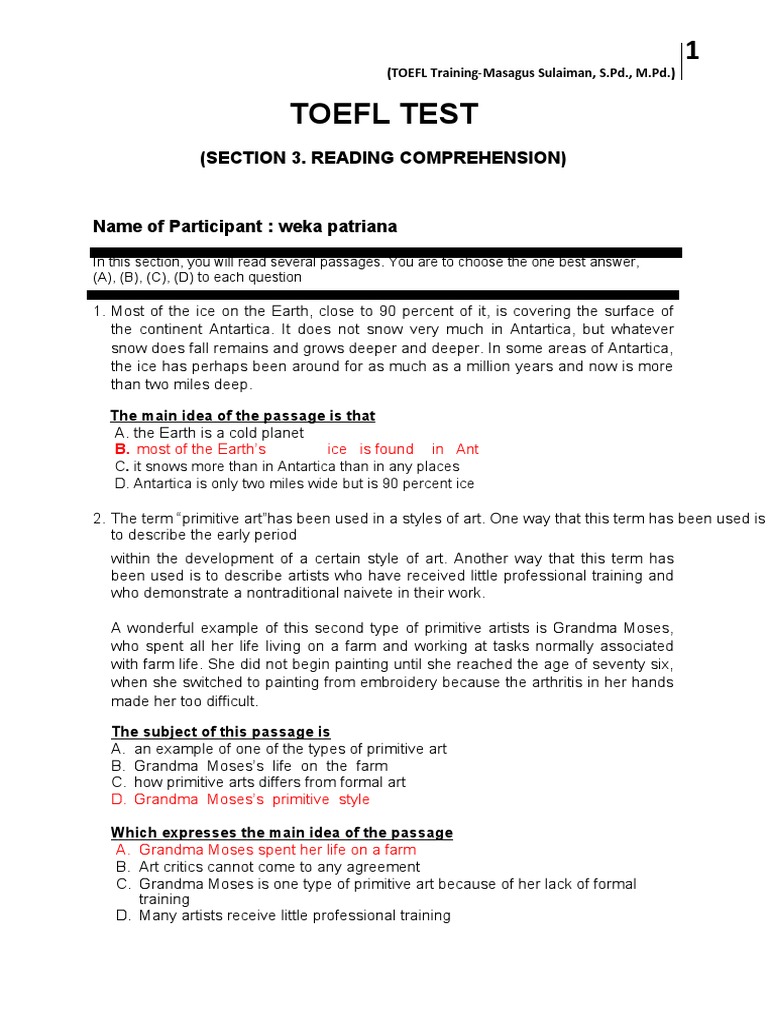TOEFL Section 3 Reading Practice | PDF | Blood Pressure | Diastole