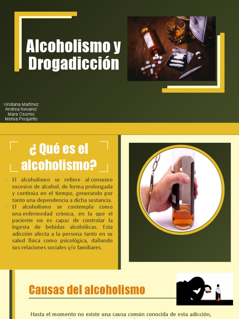 Alcoholismo y Drogadiccion Final | PDF | Alcoholismo | La dependencia de sustancias