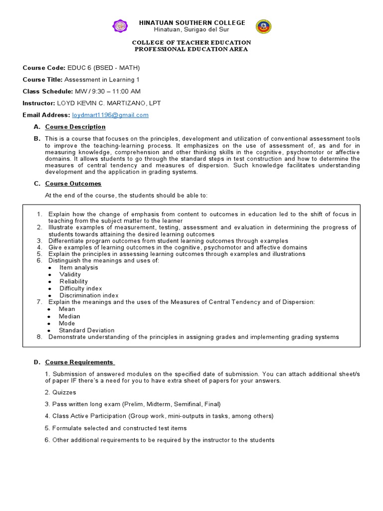 Assessment 1 Module 1-1 | PDF | Educational Assessment ...