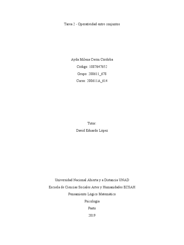 Ejercicio 1 - Unidad 2 - Ayda Ceron | PDF