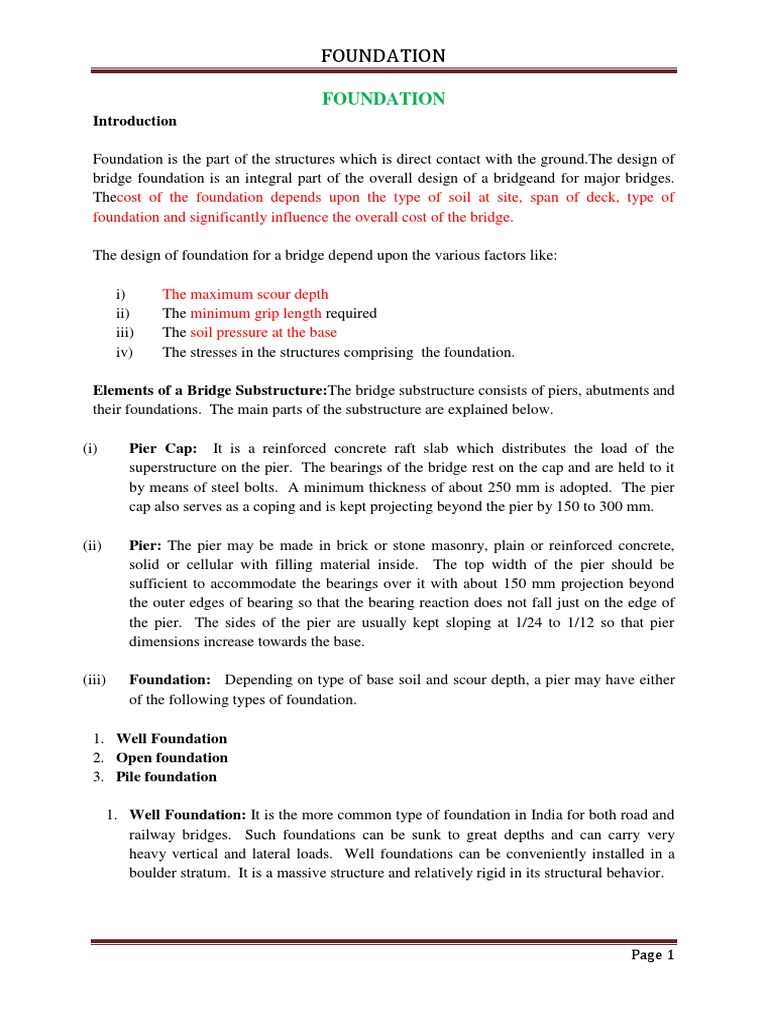 Foundation PDF | Download Free PDF | Deep Foundation | Foundation ...