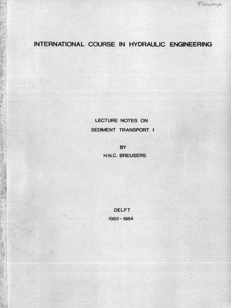 Sediment Measurement Techniques 9.3 | PDF | Sediment | Measurement