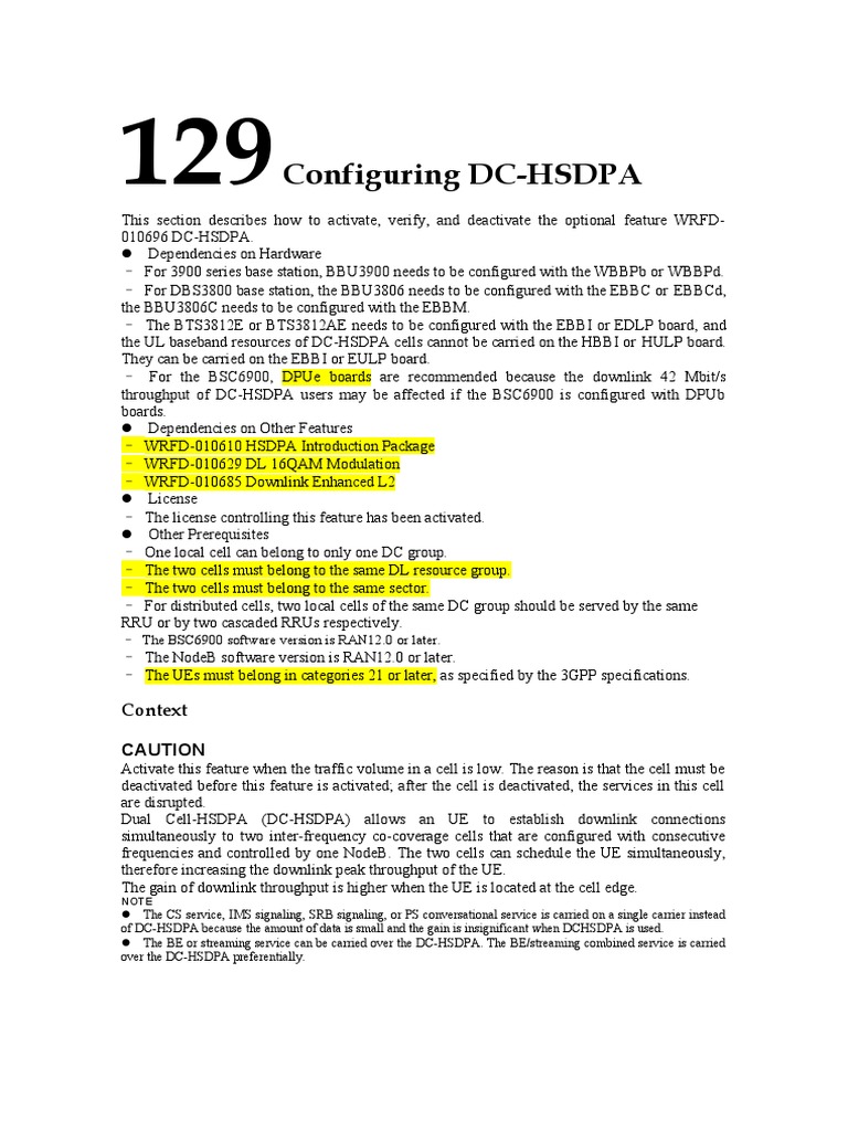 DC Hsdpa 564b5c516fa75 | PDF | High Speed Packet Access | Telecommunications Engineering