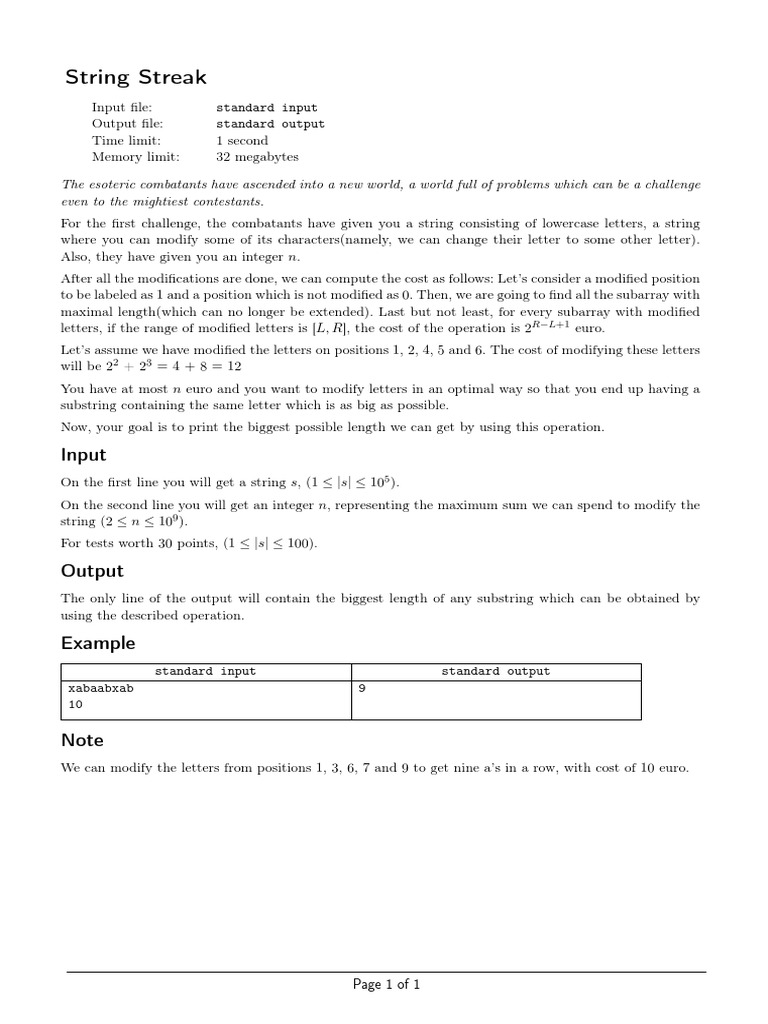 Maximizing String Streaks: Finding the Longest Substring of Identical ...