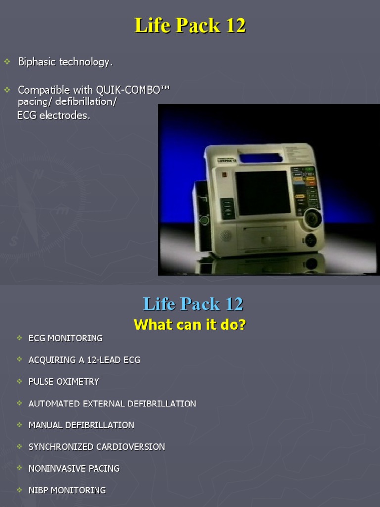 Lifepak 12 Presentation | PDF | Equipment | Manufactured Goods