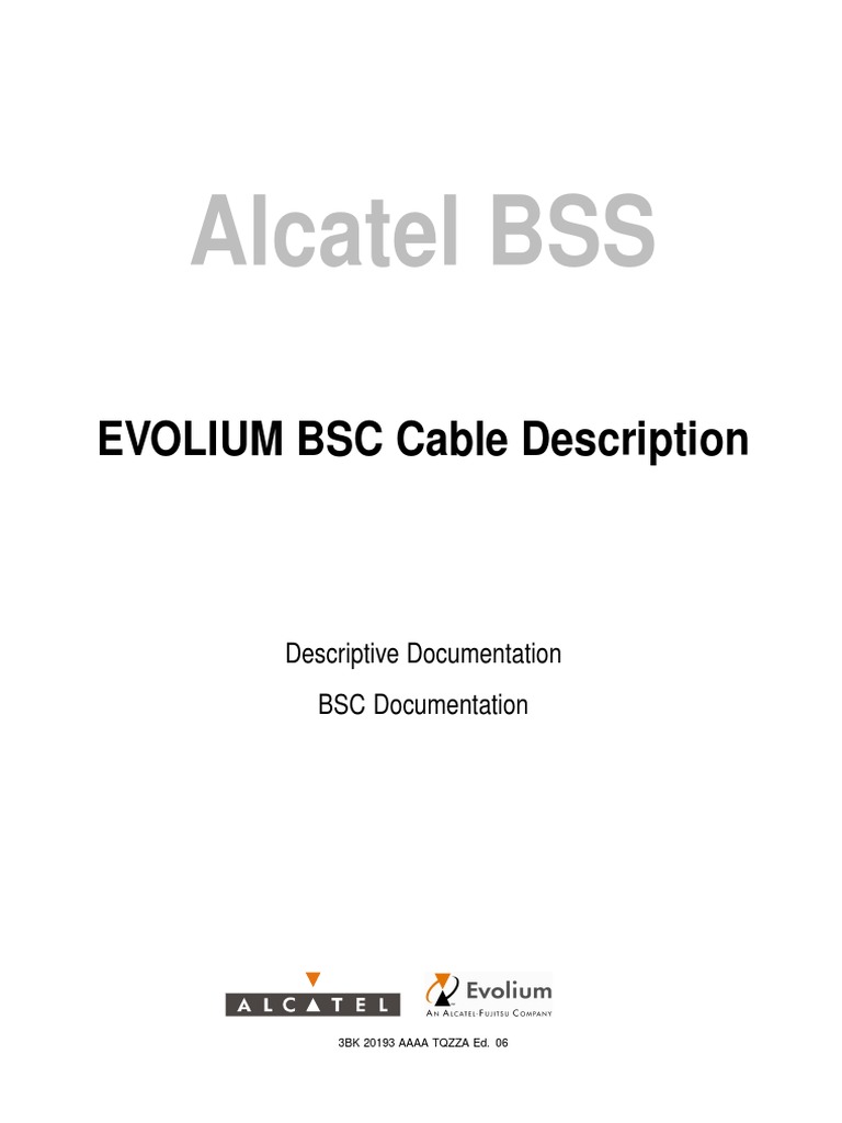Evolium BSC Cable Description | PDF | Electrical Engineering ...
