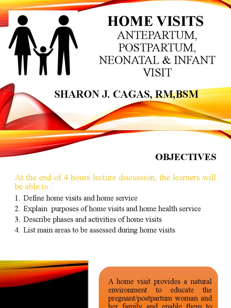 Antepartum, Postpartum, Neonatal & Infant Visit: Home Visits | PDF ...