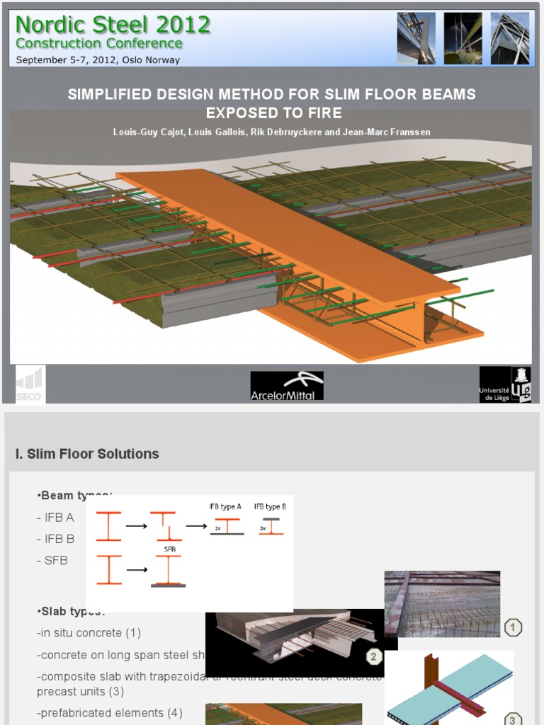 Simplified Design Method For Slim Floor Beams Exposed To Fire | PDF ...
