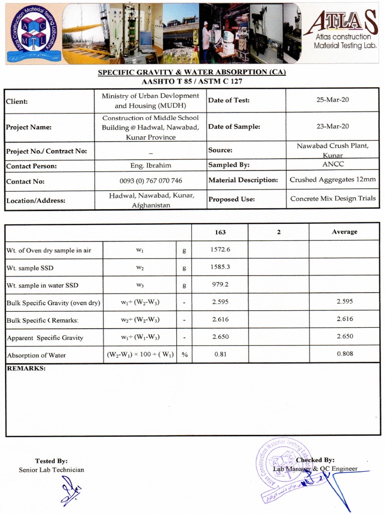 15mpa Concrete Mix Design For PCC PDF | PDF