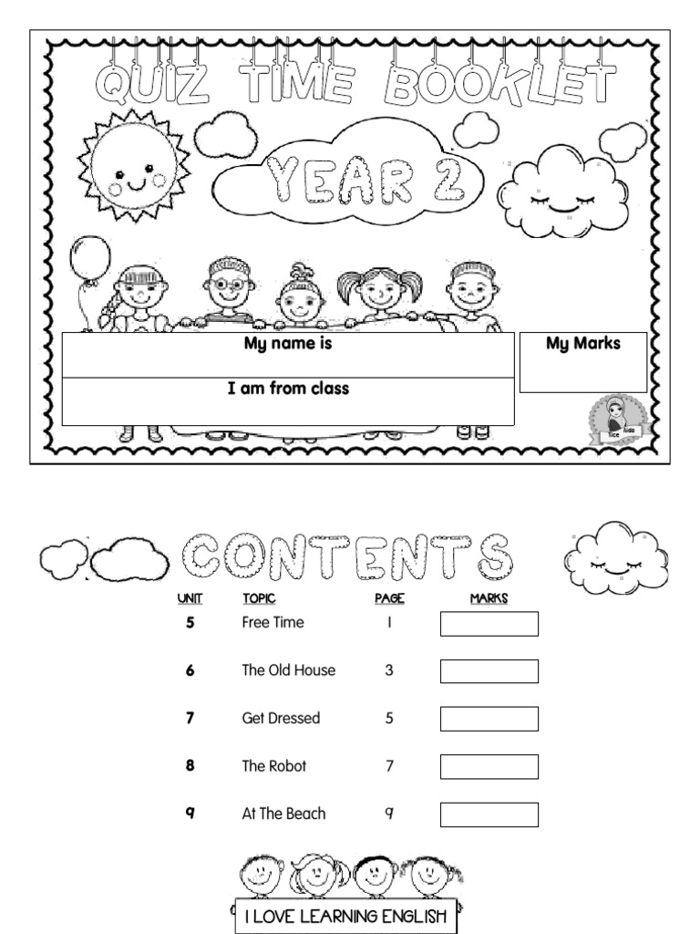 Quiz Booklet Year 2 Superminds | PDF