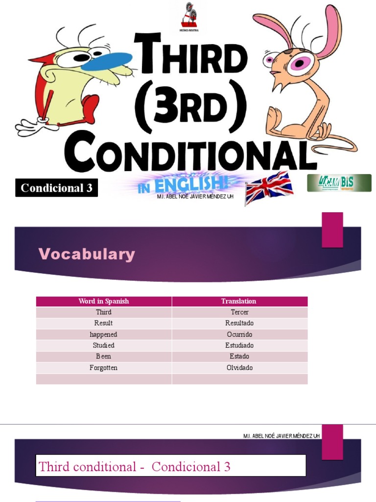 Third Conditional | PDF | Linguistics | Grammar