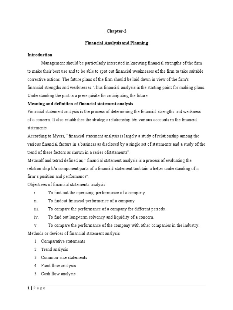 Chapter 2 Financail Analysis&planning | PDF | Equity (Finance) | Dividend