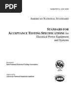 ATS Inspection and Testing Procedures | PDF | Switch | Relay