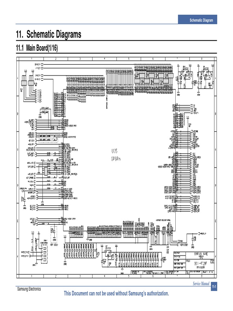 Samsung Main Board Schematic Diagrams | PDF | Technical Communication ...
