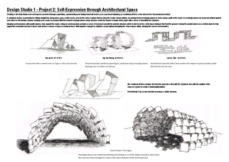 Architectural Self-Expression Project | PDF | Pattern | Space