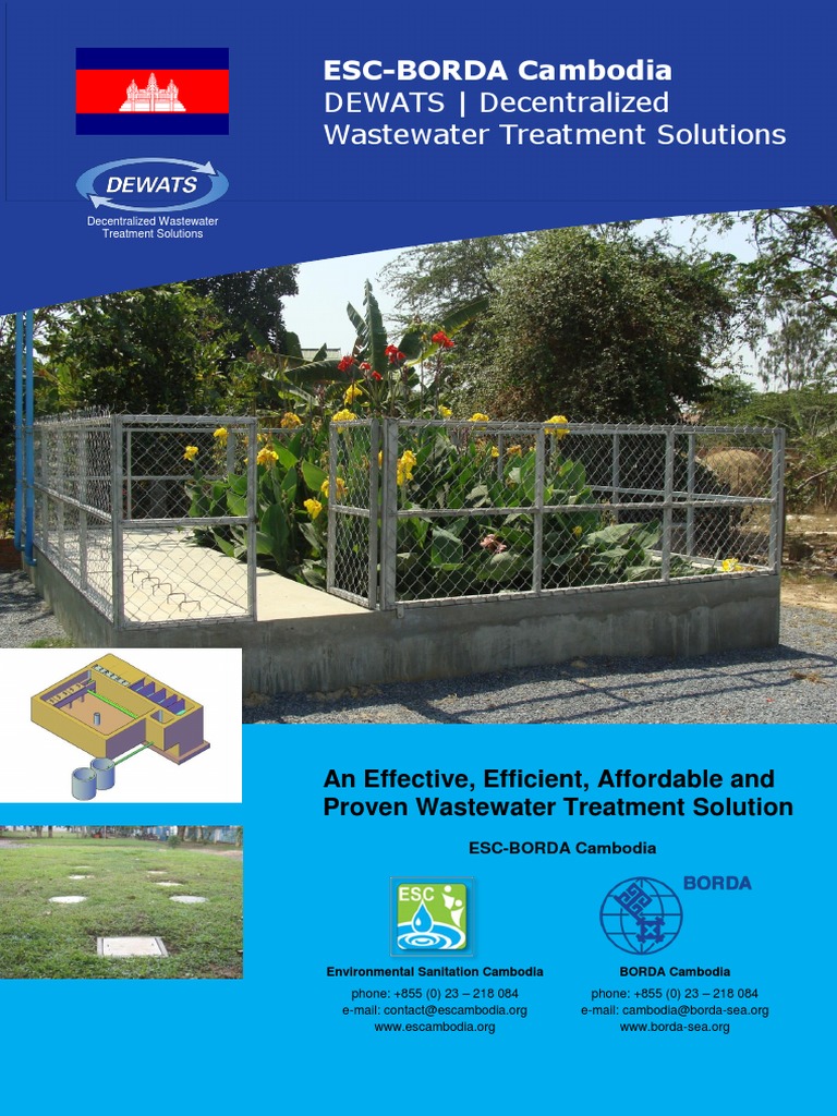 Dewats Decentralized Wastewater Treatment Solutions Esc Borda