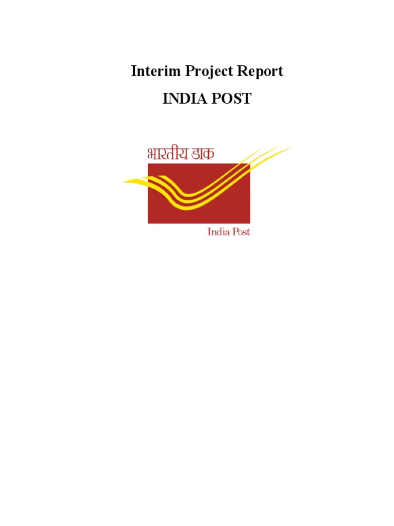 Interim Project Report India Post | PDF | E Commerce | Economies