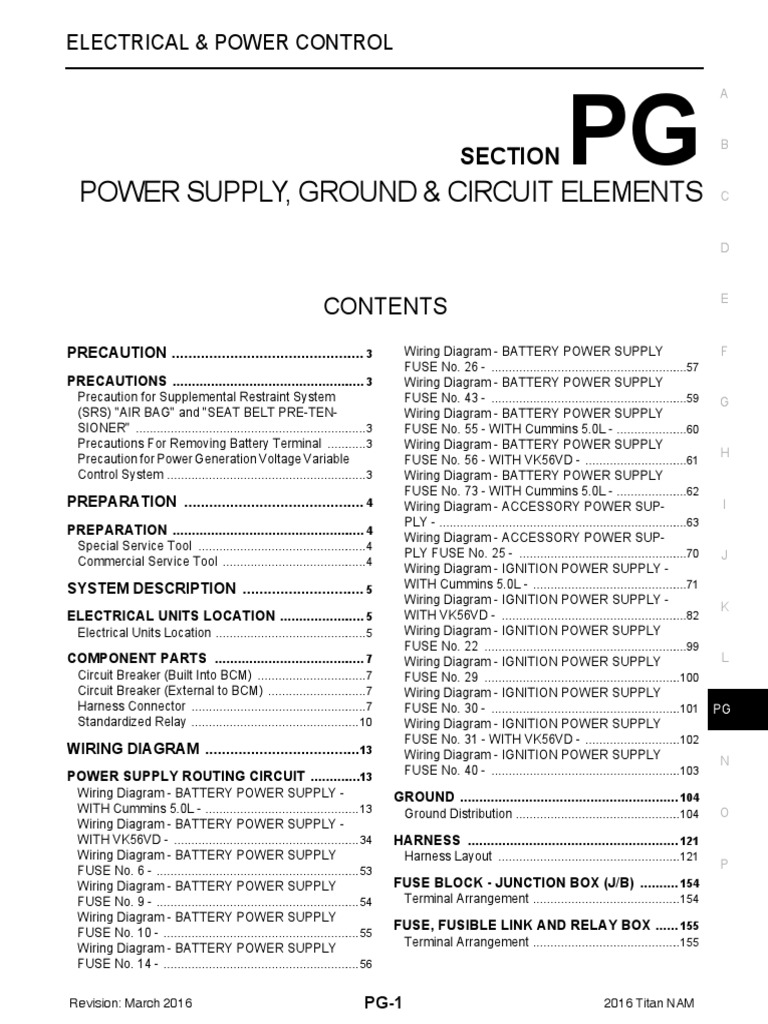Battery Power Supply Wiring Guide | PDF | Fuse (Electrical) | Airbag
