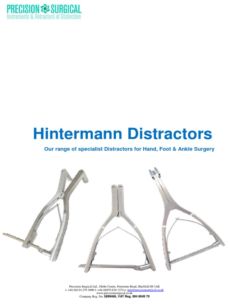 Hintermann Distractors for Surgery | PDF