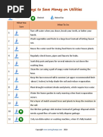 Saving Energy Tips Done by LynnWaters | PDF | Clothes Dryer | Hvac