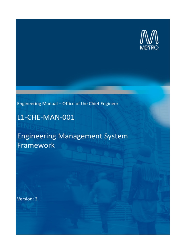 L1-CHE-MAN-001 Engineering Management System Framework | Download Free ...