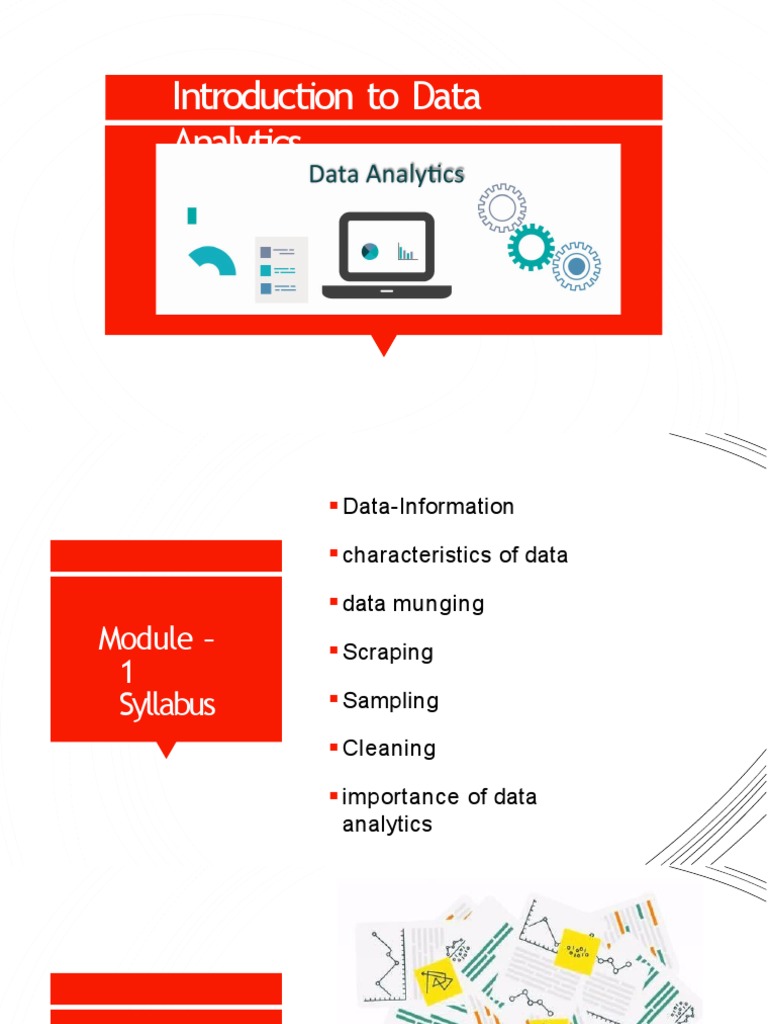 Introduction To Data Analytics | PDF | Analytics | Big Data