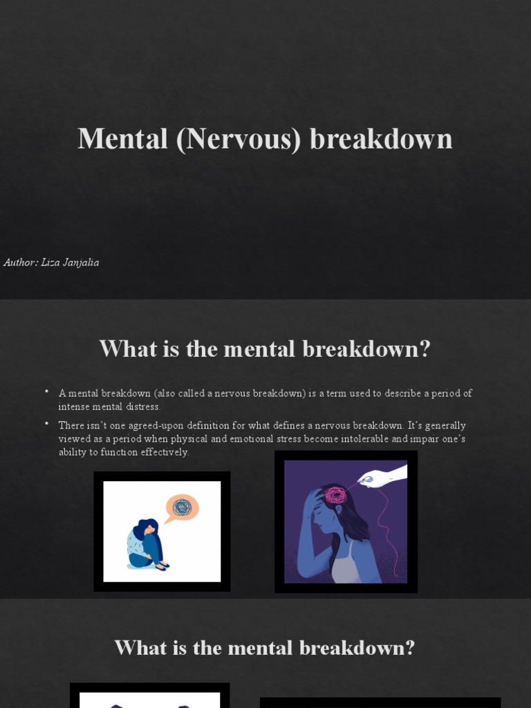 Mental (Nervous) Breakdown | PDF
