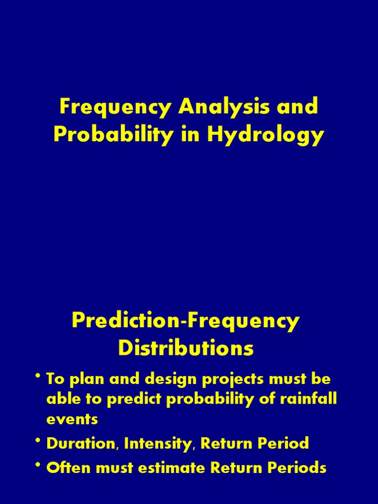 PPT#9 - Frequency Analysis-Probability | PDF | Mean | Sampling (Statistics)
