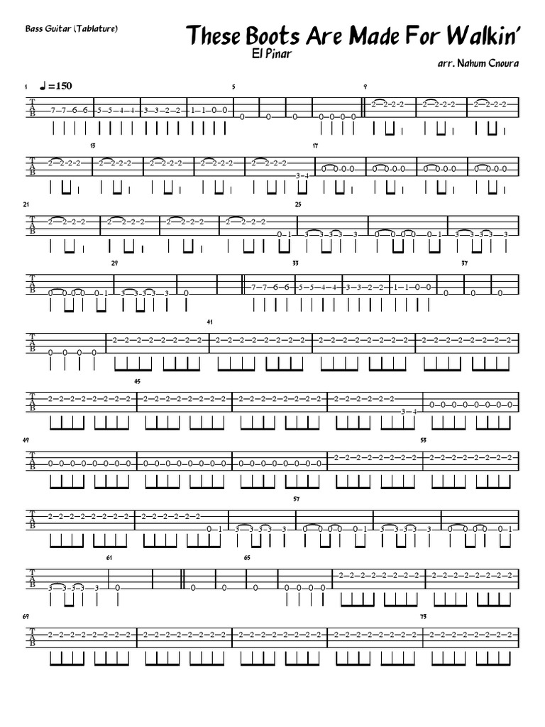 Bass (1) - Bass - Guitar - (Tablature) PDF | PDF | Musical Compositions ...