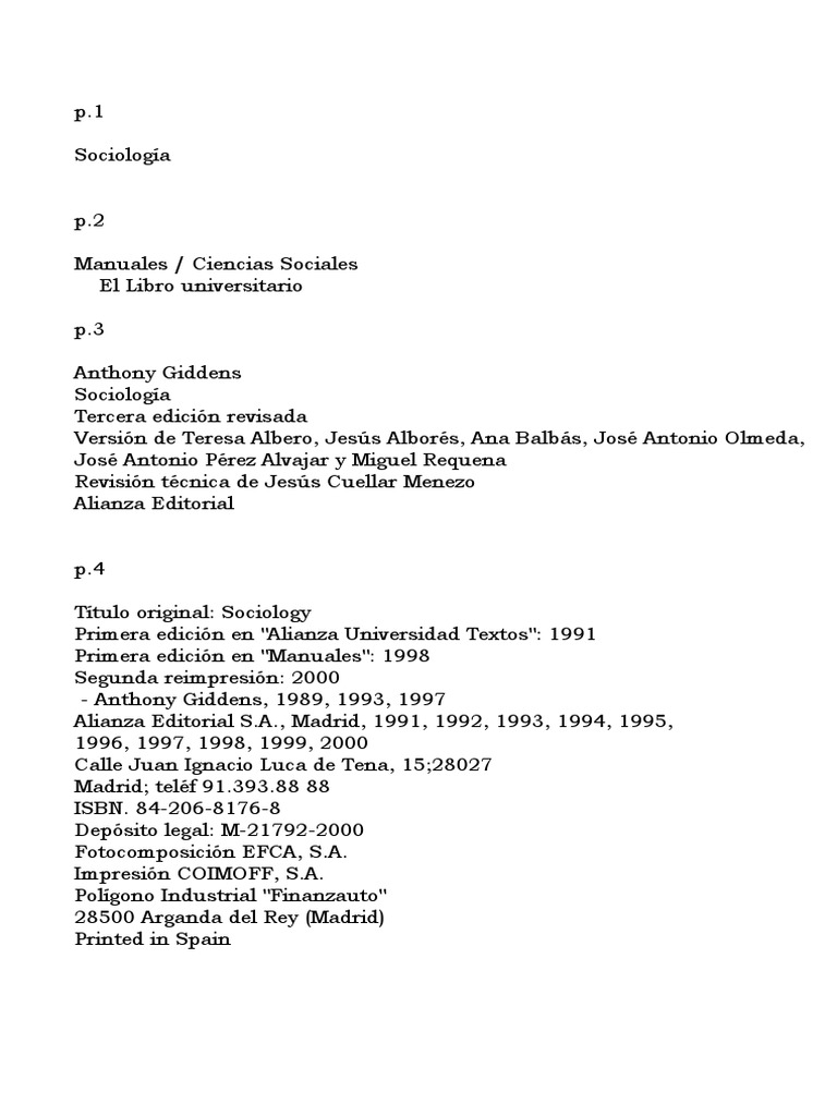 01 - Textos - MANUAL - DE - SOCIOLOGIA - Giddens - Anthony1 PDF | PDF