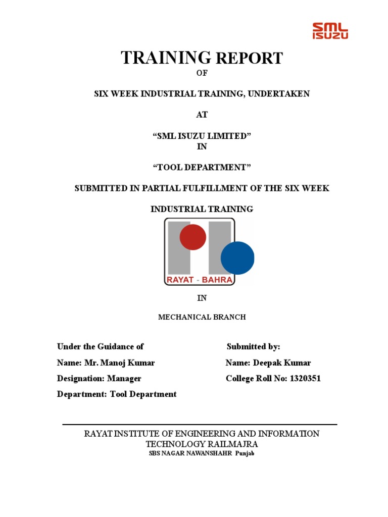 SML 6 Week TRAINING PDF | PDF | Manufacturing And Engineering | Business