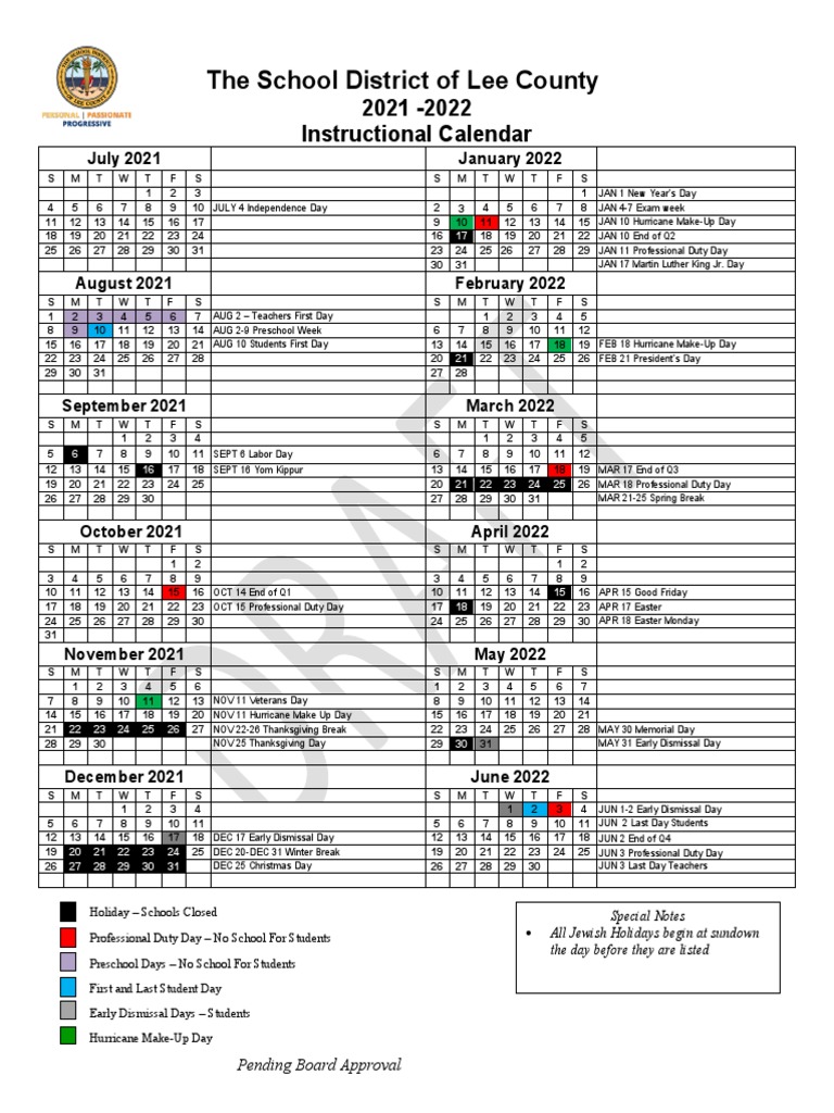 2021-2022 Instructional Calendar | PDF | Festival | Observances
